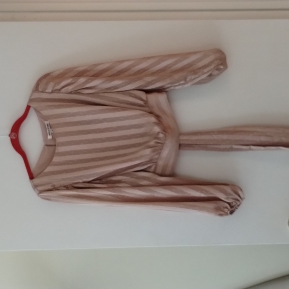 Jealous Tomato | Tops | Whats Going On Size S Jealous Tomato Blouse Tan ...